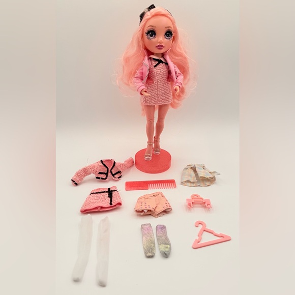 Rainbow High | Toys | Rainbow High Bella Parker Fashion Doll Pink Tweed ...